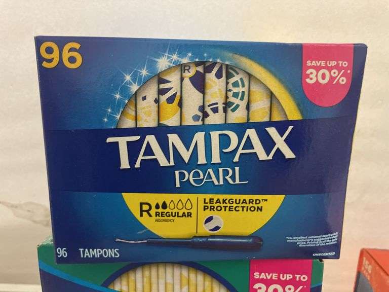 (3) BOXES OF PADS/ TAMPONS - ALWAYS & TAMPAX - Earl's Auction Company