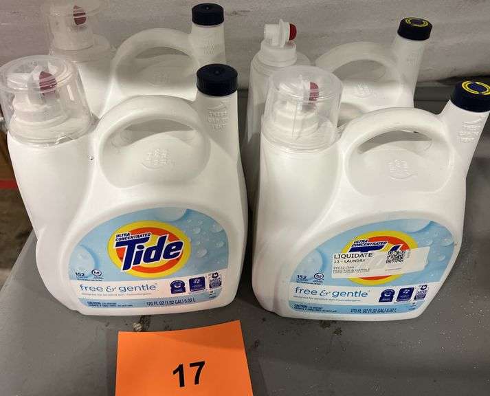 (4) JUGS OF TIDE DETERGENT - Earl's Auction Company