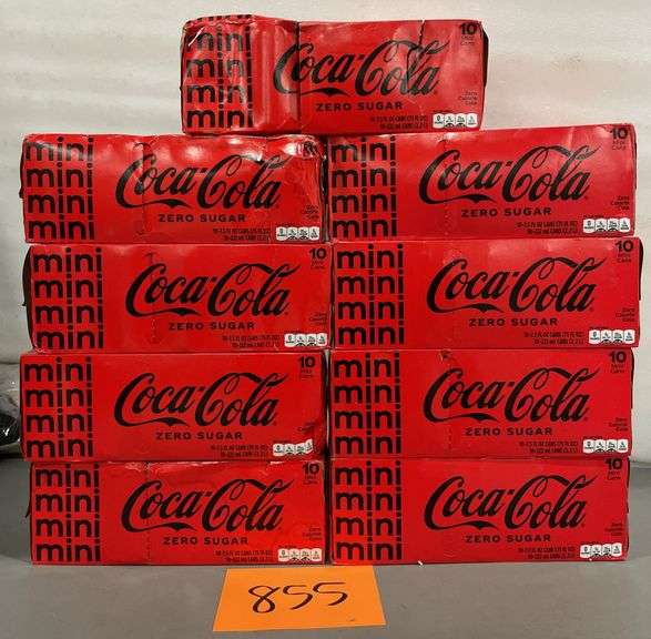(9) BOXES OF COCA COLA ZERO SUGAR - Earl's Auction Company