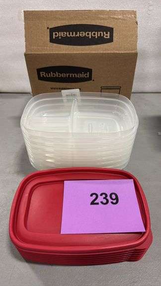 (2) RUBBERMAID 14PC TUPPERWARE SETS - Earl's Auction Company