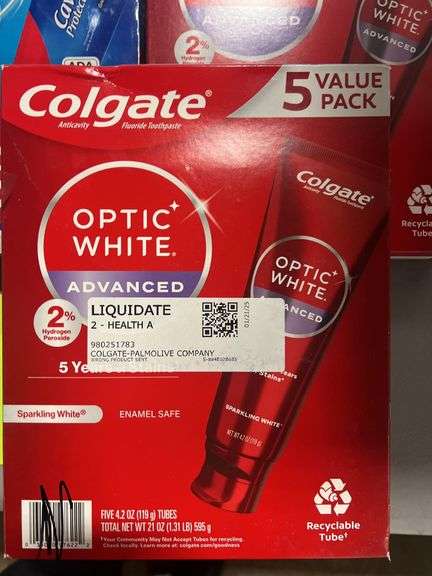 (5) PACKS OF COLGATE TOOTHPASTE - Earl's Auction Company