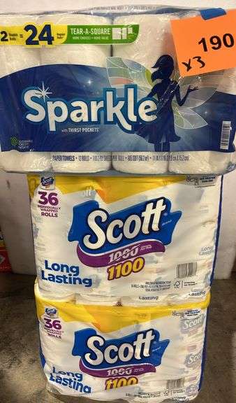 (3) PACKS OF TOILET PAPER - Earl's Auction Company
