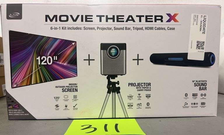 ILIVE MOVIE THEATER X KIT IN BOX - Earl's Auction Company