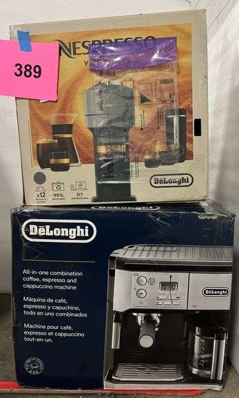 AS IS - (2) DELONGHI COFFEE MAKERS IN BOXES - Earl's Auction Company