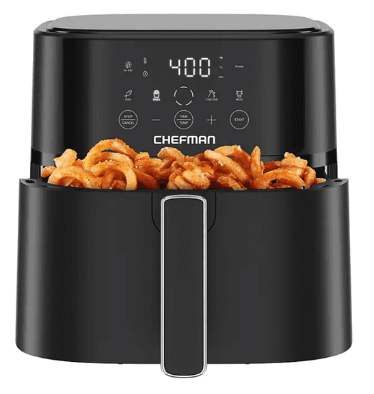 CHEFMAN TUBRO TOUCH AIR FRYER IN BOX - Earl's Auction Company