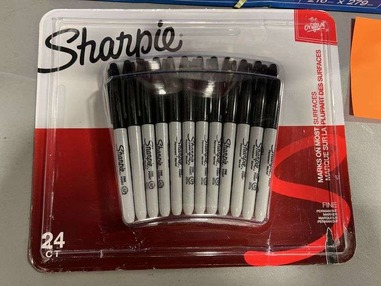 4PC OFFICE LOT - SHARPIES, PAPER & TAPE - Earl's Auction Company