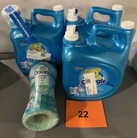 4PC LAUNDRY LOT - DOWNY & SNUGGLE - Earl's Auction Company