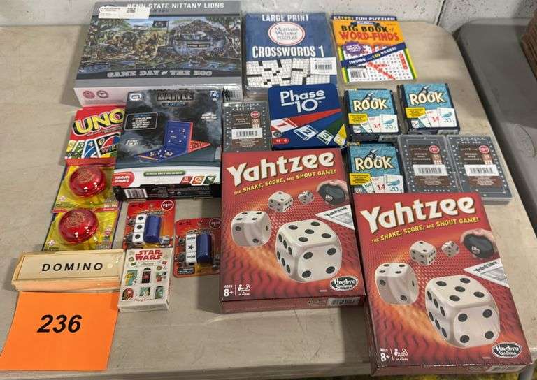 MISC LOT OF GAMES/ ACTIVITIES - SEE PHOTOS - Earl's Auction Company