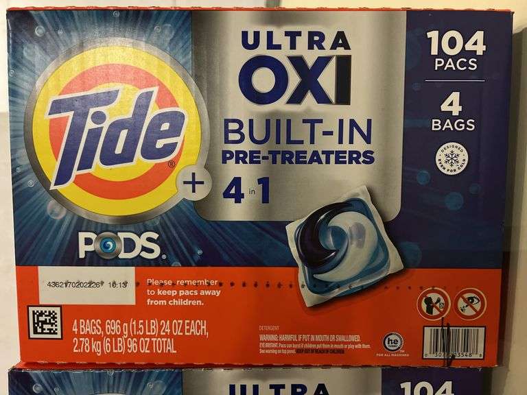 (4) BOXES OF TIDE PODS - Earl's Auction Company