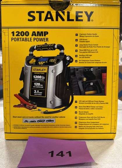 STANLEY PORTABLE POWER STATION IN BOX - Earl's Auction Company
