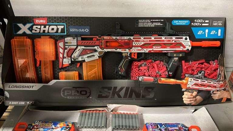 (2) KIDS ZURU XSHOT TOY GUN SETS - Earl's Auction Company
