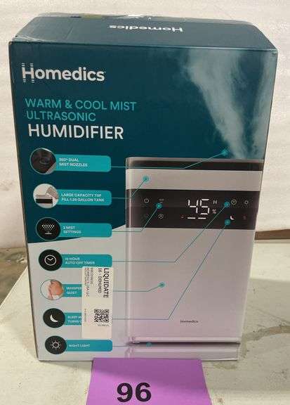 HOMEDICS HUMIDIFIER IN BOX - Earl's Auction Company