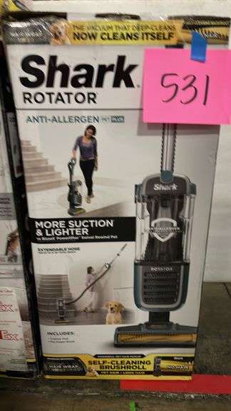 AS IS - (3) SHARK VACUUMS IN BOXES - CORDLESS & ROTATOR - Earl's ...