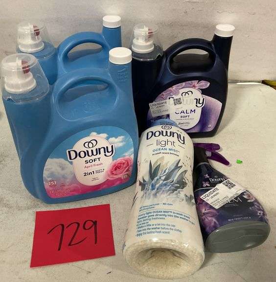 5PC DOWNY LAUNDRY LOT - SOFTENER, SCENT BEADS & REFRESHER - Earl's Auction Company