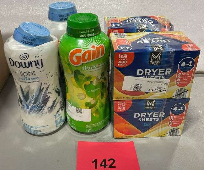 5PC LAUNDRY LOT - DRYER SHEETS & SCENT BEADS - Earl's Auction Company