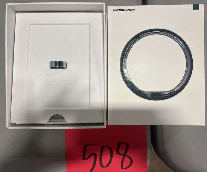 ULTRAHUMAN RING AIR IN BOX SIZE 7 - AIR SILVER - Earl's Auction Company