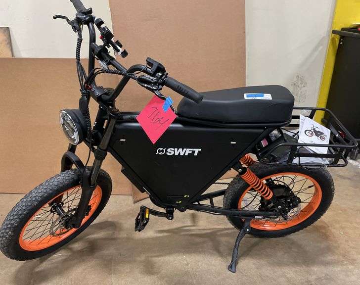 AS IS - SWFT Z.S ELECTRIC BIKE W/ CHARGER - Earl's Auction Company