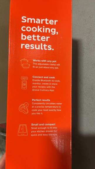 ANOVA PRECISION COOKER NANO IN BOX - Earl's Auction Company