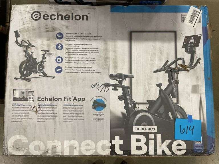 ECHELON EX-30-RCX CONNECT BIKE IN BOX - Earl's Auction Company
