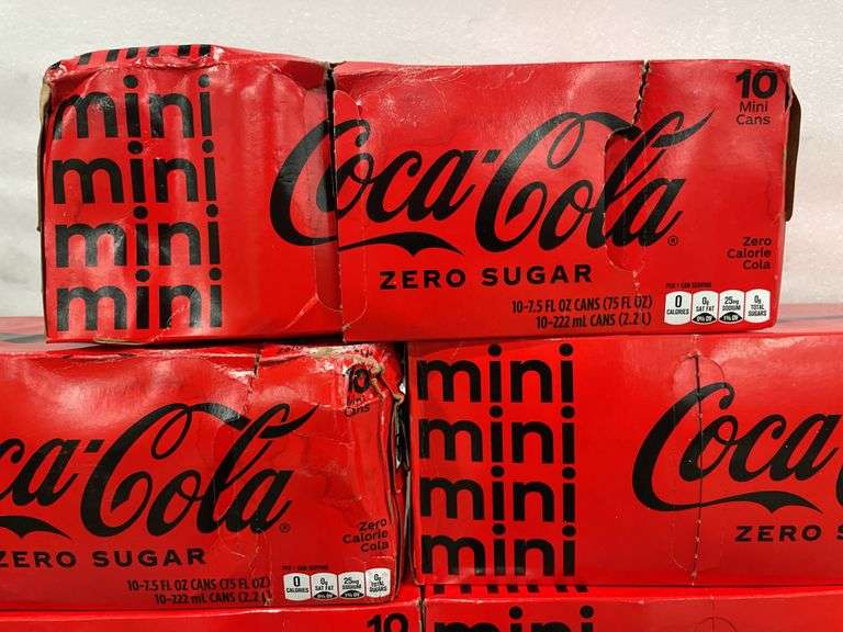 (9) BOXES OF COCA COLA ZERO SUGAR - Earl's Auction Company