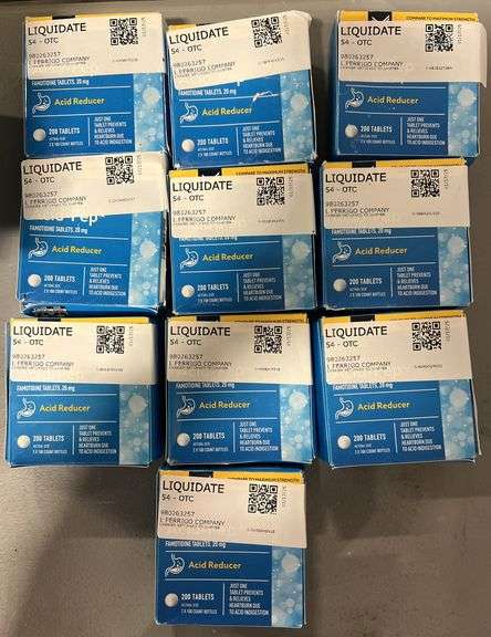 (10) BOXES OF ACID PEP - Earl's Auction Company