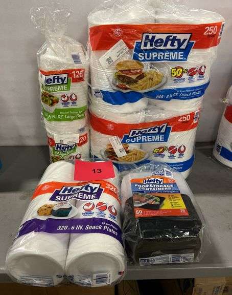 (6) PACKS OF HEFTY SERVEWARE - Earl's Auction Company