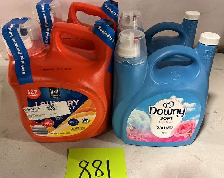 4PC LAUNDRY LOT - DETERGENT & SOFTENER - Earl's Auction Company