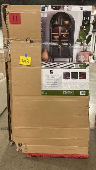 ENZO COLLECTION BOOKCASE IN BOX - BLACK - Earl's Auction Company