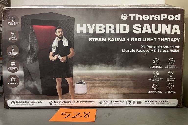 THERAPOD HYBRID SAUNA IN BOX - Earl's Auction Company