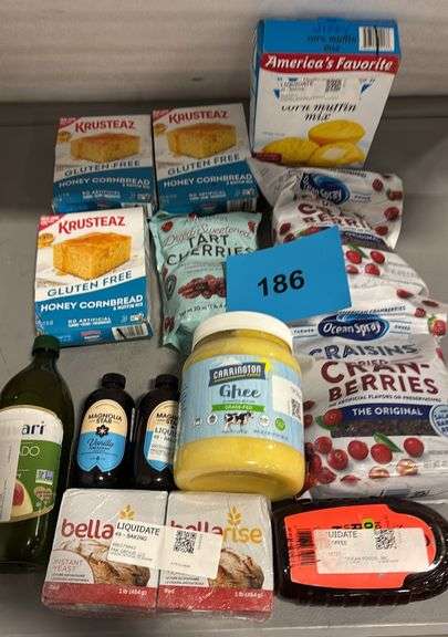 MISC LOT OF FOOD ITEMS - SEE PHOTOS - Earl's Auction Company