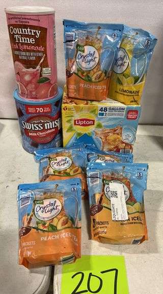 9PC DRINK MIX LOT - SEE PHOTOS - Earl's Auction Company