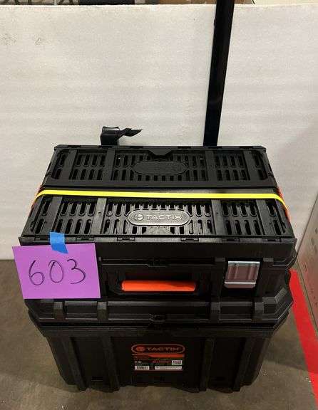 AS IS - TACTIX MODULAR MOBILE STORAGE SYSTEM - Earl's Auction Company