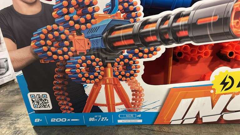 KIDS ZURU XSHOT MOTORIZED RAGE FIRE INSANITY GUN SET - Earl's Auction ...