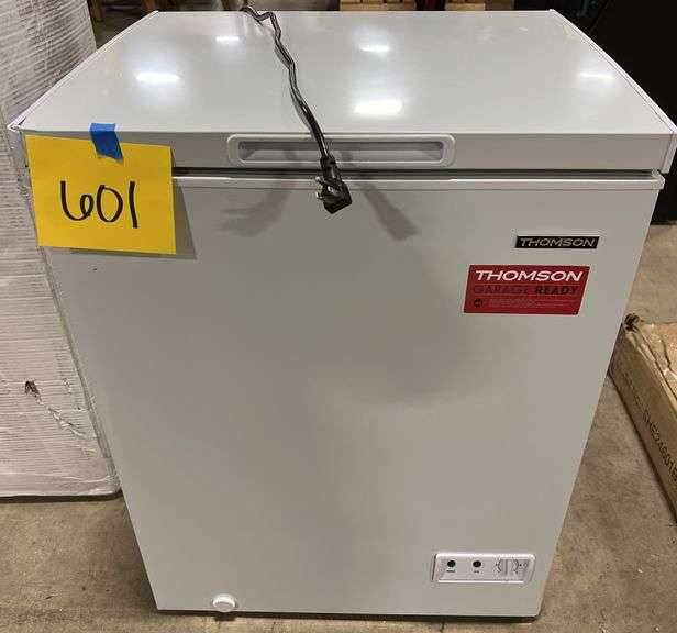 THOMSON 5.0CU FT CHEST FREEZER - WHITE - Earl's Auction Company