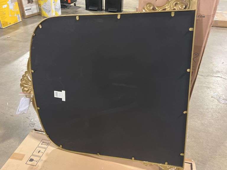 AZALEA PARK FILIGREE MANTLE MIRROR - GOLD - Earl's Auction Company