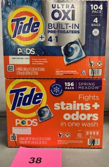 (2) BOXES OF TIDE PODS - Earl's Auction Company