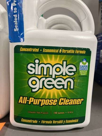(10) JUGS OF SIMPLE GREEN CLEANER & (1) SPRAY BOTTLE - Earl's Auction ...