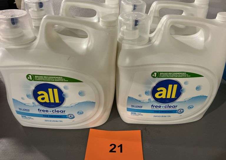 (4) JUGS OF ALL DETERGENT - Earl's Auction Company