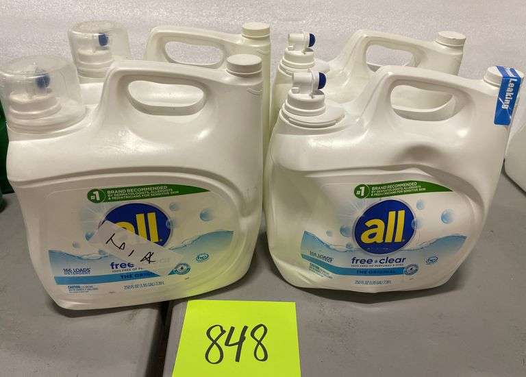 (4) JUGS OF ALL DETERGENT - Earl's Auction Company