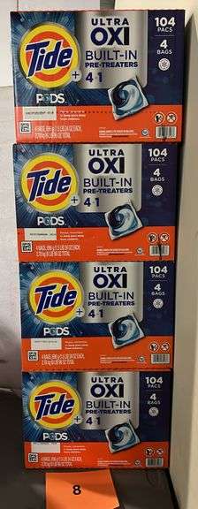 (4) BOXES OF TIDE PODS - Earl's Auction Company