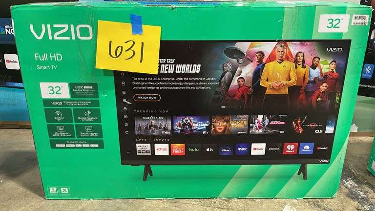 VIZIO 32" FULL HD SMART TV IN BOX - Earl's Auction Company