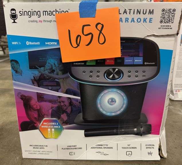 SINGING MACHINE IN BOX - Earl's Auction Company