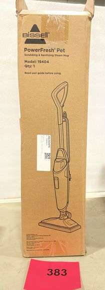 BISSEL POWERFRESH PET STEAM MOP IN BOX - Earl's Auction Company