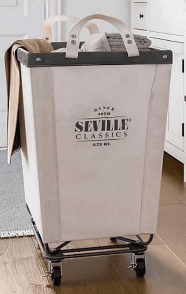 SEVILLE CLASSICS MOBILE LAUNDRY HAMPER IN BOX - Earl's Auction Company