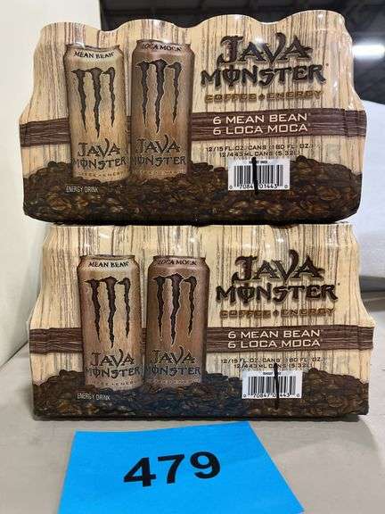 (2) PACKS OF JAVA MONSTER - Earl's Auction Company
