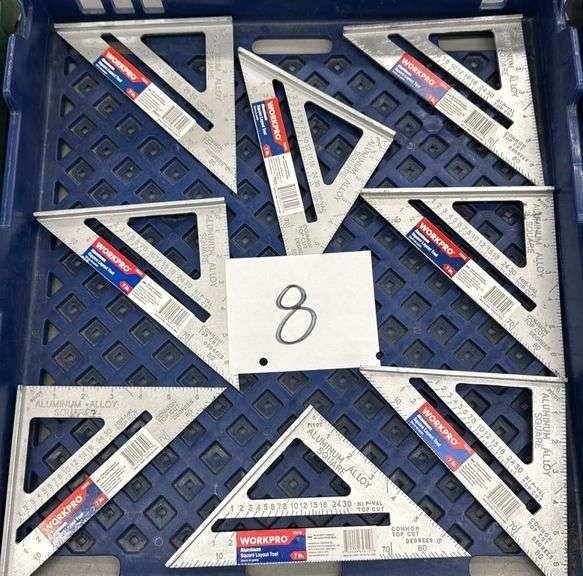 (8) ALUMINUM SQUARES - Earl's Auction Company