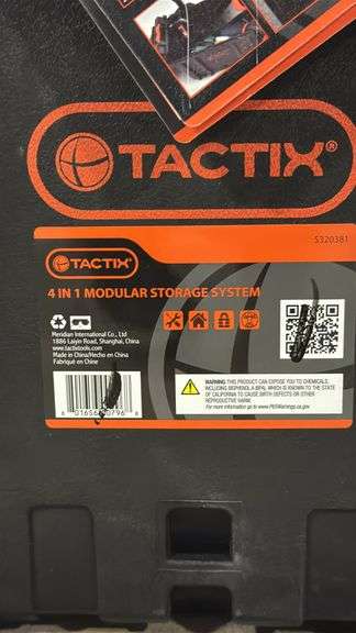 TACTIX MOBILE TOOL STORAGE SYSTEM - Earl's Auction Company
