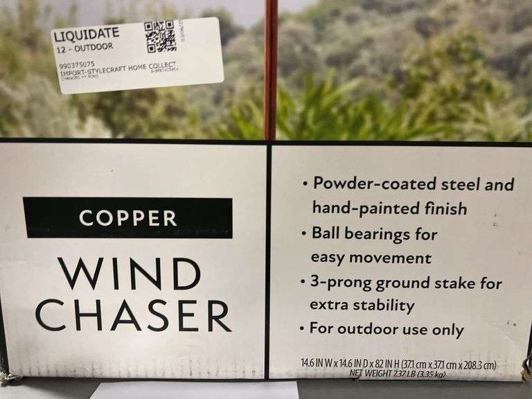 COPPER WIND CHASER IN BOX - Earl's Auction Company