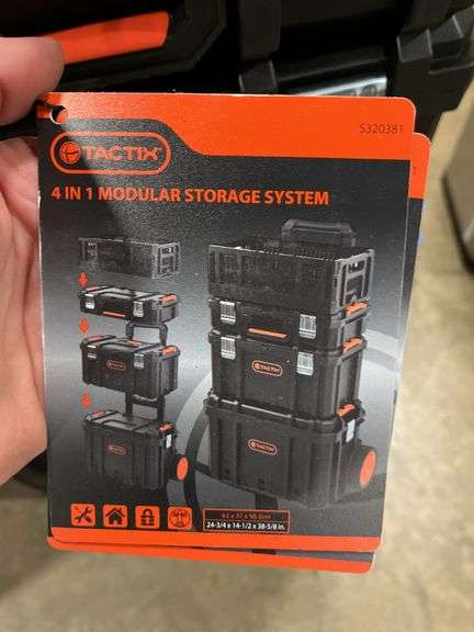 AS IS - TACTIX MOBILE TOOL STORAGE SYSTEM - Earl's Auction Company