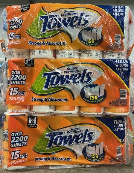 (3) PACKS OF PAPER TOWELS - Earl's Auction Company